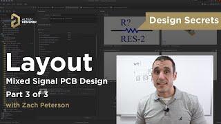 Layout | Mixed Signal PCB Design: Part Three | My Mooc