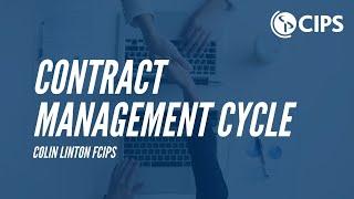 The CIPS Contract Management Cycle | My Mooc