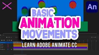 Learn The Basic Movements in Adobe Animate CC | Tutorial for Beginners | My Mooc