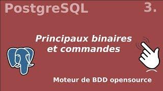 POSTGRESQL - 3. PRINCIPAUX BINAIRES | My Mooc