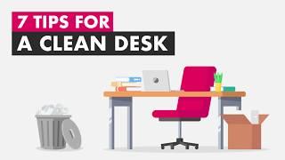 7 Tips for a clean desk | My Mooc
