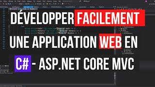 Comment développer une application web en C# avec ASP.NET CORE MVC. Exemple concret. | My Mooc