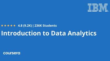Introduction to Data Analytics | My Mooc