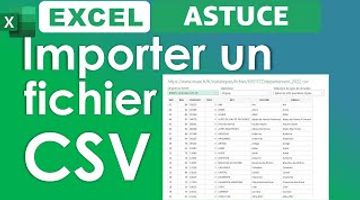 Importer des fichiers Csv | My Mooc