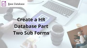 How to create a sub form in LibreOffice Base database | My Mooc