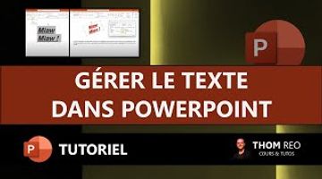 Ajouter du texte dans PowerPoint + déplacement, alignement et mise en forme (Tutoriel facile ...