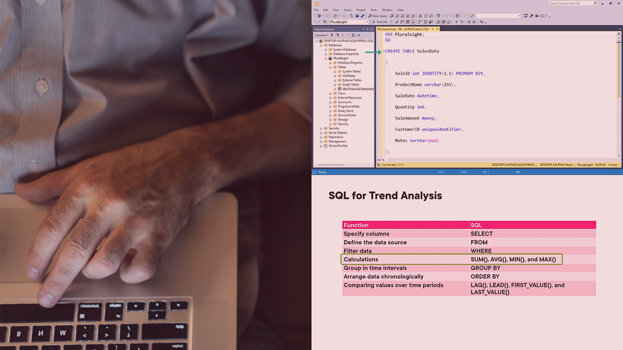 Trend Analysis with SQL Server | My Mooc